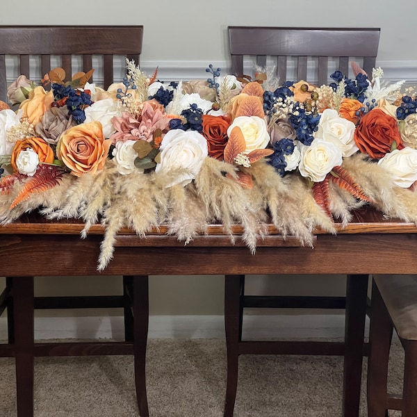 Terracotta and Navy Wedding - Etsy