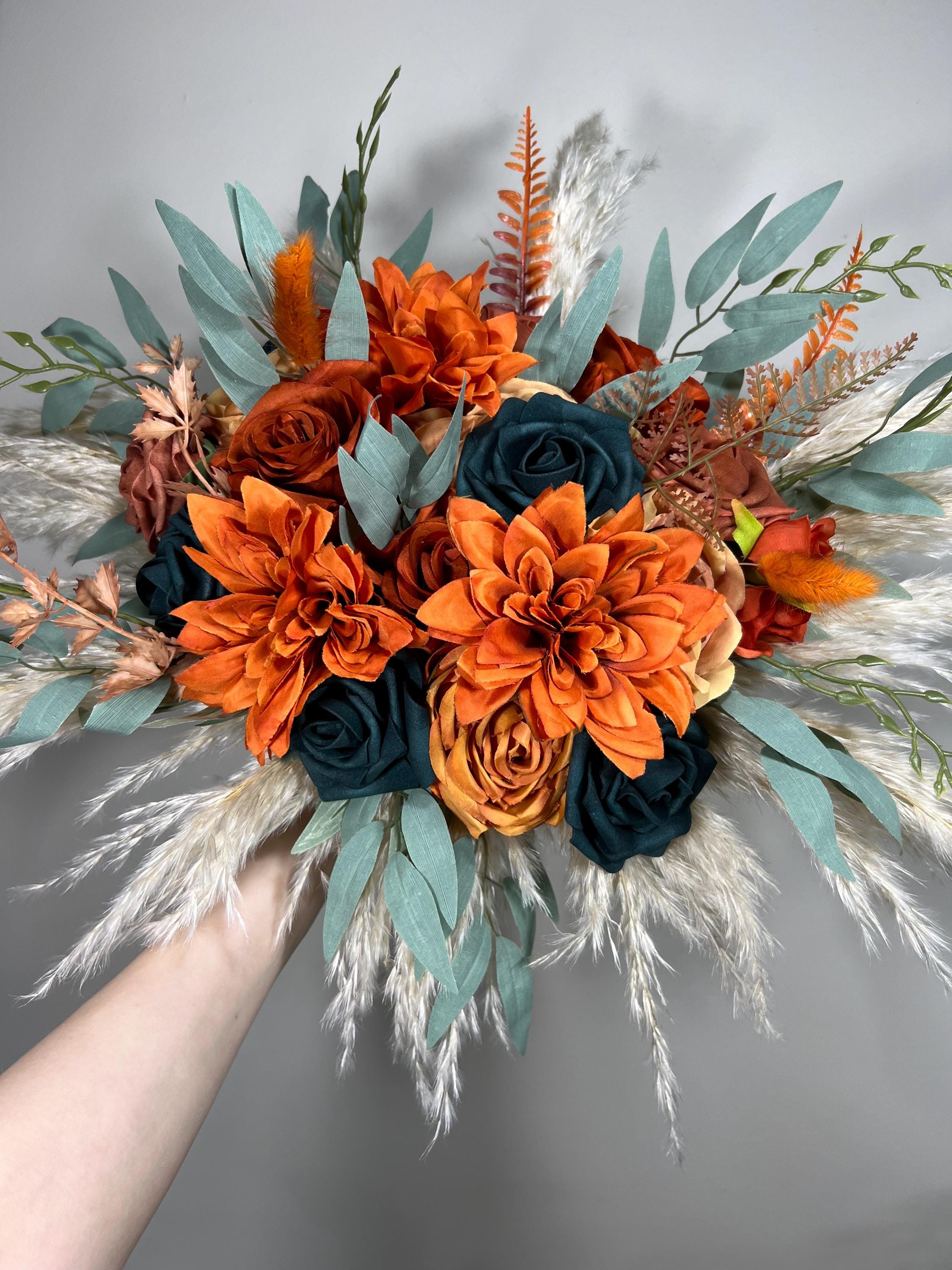 Teal and orange wedding decorations 60 photos - Astyledwedding.com