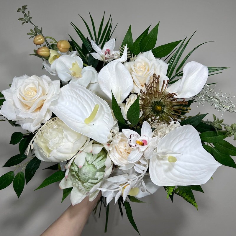 Anthurium Bridal Bouquet - Etsy