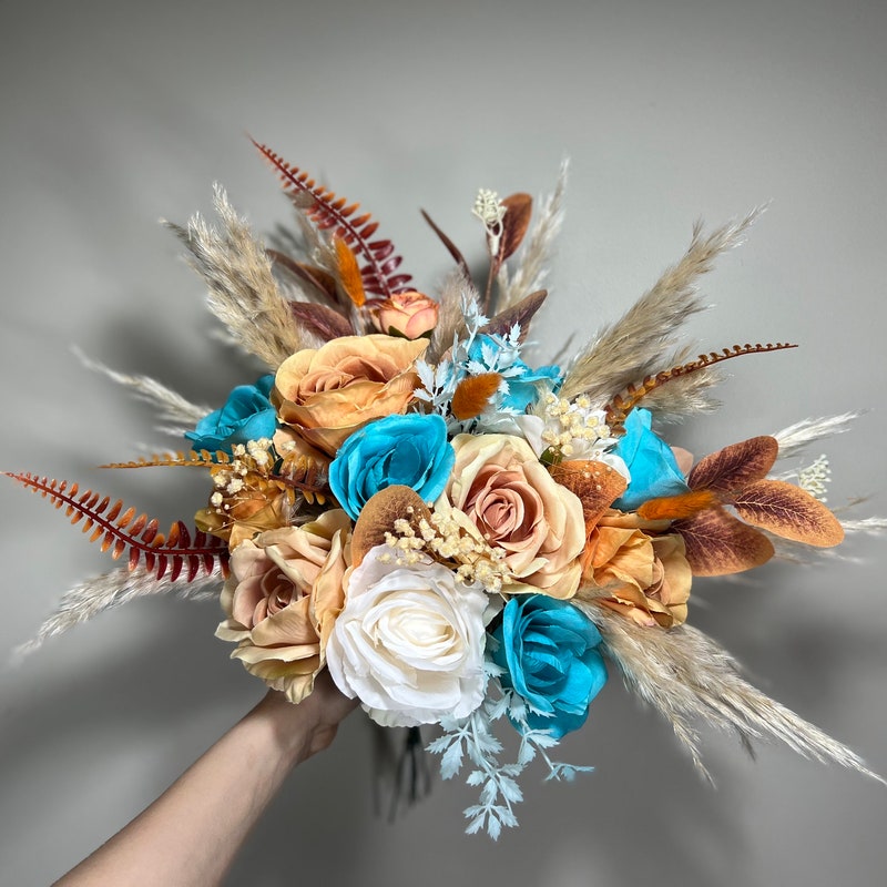 Turquoise Bouquet - Etsy