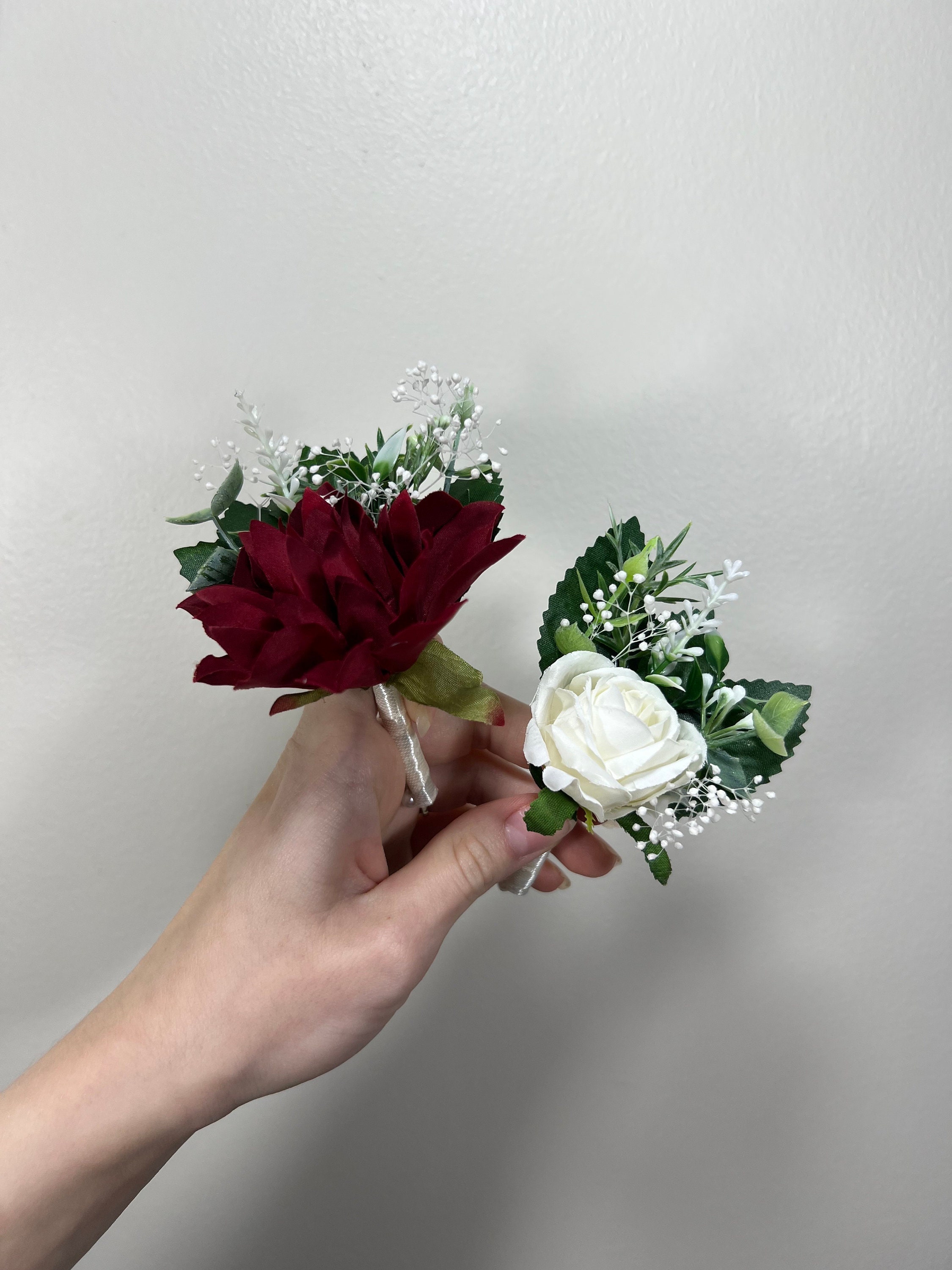 Wedding Bouquet Anemone Bridal Ivory Anemone White Bridesmaids Bouquet ...