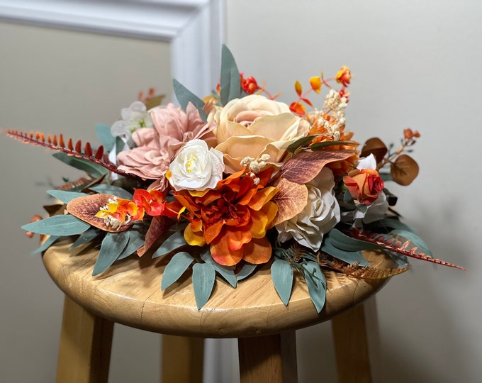 Rust Colored Wedding Decoration Flower,wedding Table Centerpiece ...