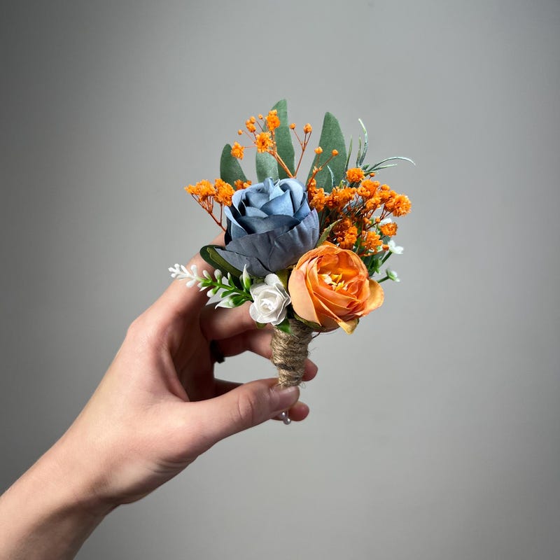 Blue Artificial Corsage - Etsy