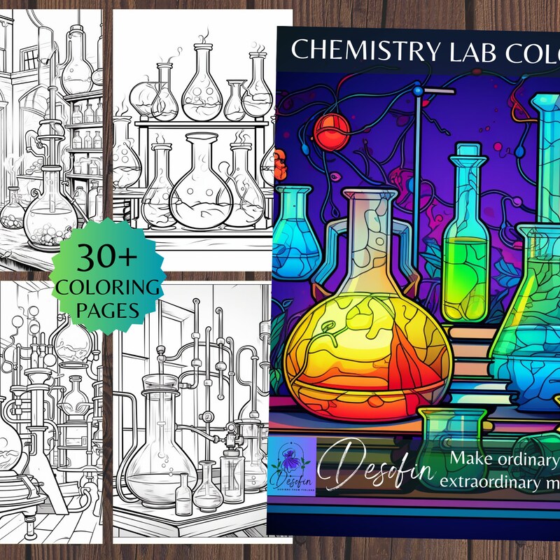 Lab Week Coloring Pages - Etsy