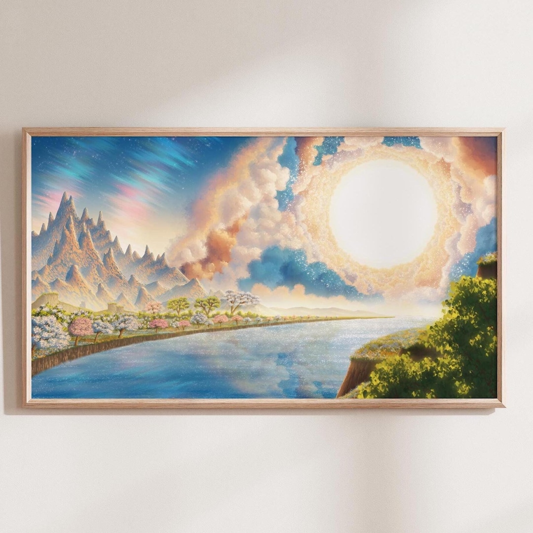Printable the Presence of God Landscape Painting, Divine Landscape ...