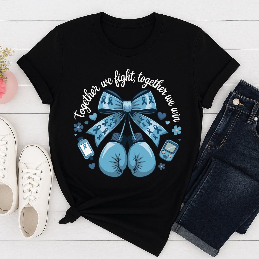 Blue Ribbon Diabetes Awareness PNG SVG, Warrior Support (digital ...