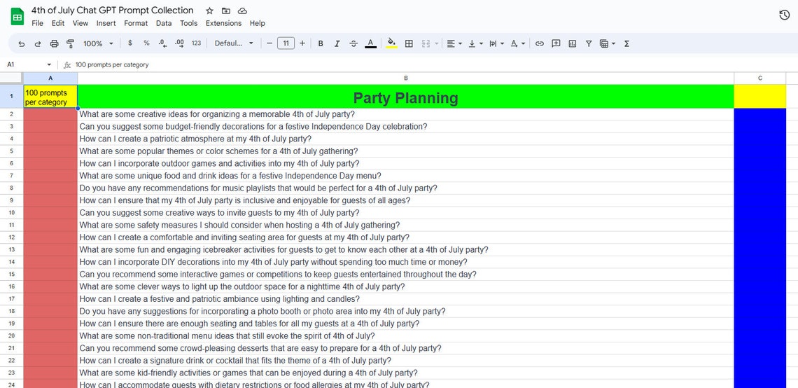 600 Chat GPT Prompts the Ultimate 4th of July Chat GPT Prompt ...