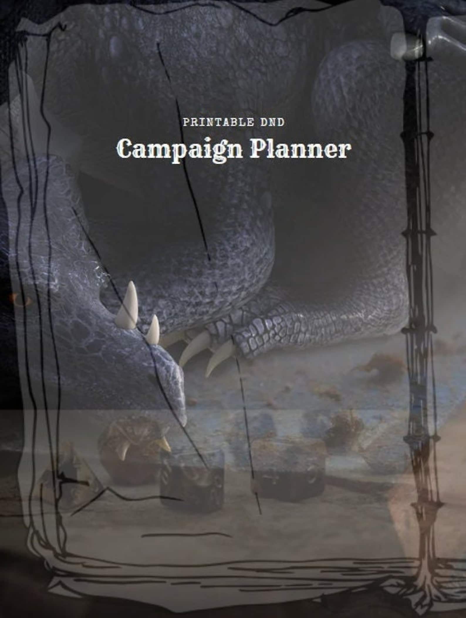 The Ultimate Dungeons and Dragons Campaign Planner Dnd Campaign Planner ...