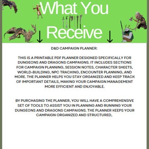 The Ultimate Dungeons and Dragons Campaign Planner Dnd Campaign Planner ...