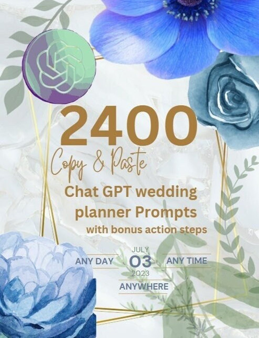 Chat GPT Prompts Wedding 2400 - Ultimate Wedding Planner's Assistant ...