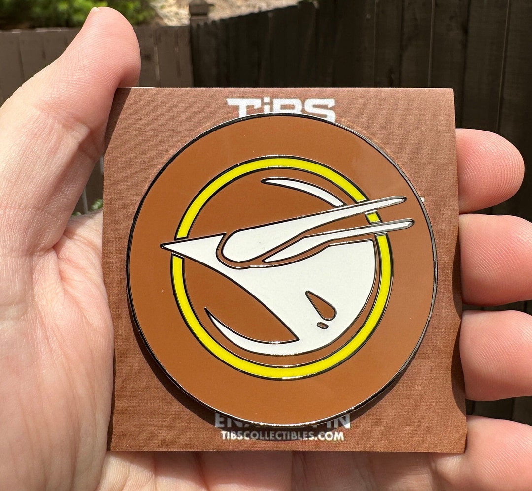 Tibs Rebel Star Bird 2.5″ Limited Edition Enamel Pin - Etsy