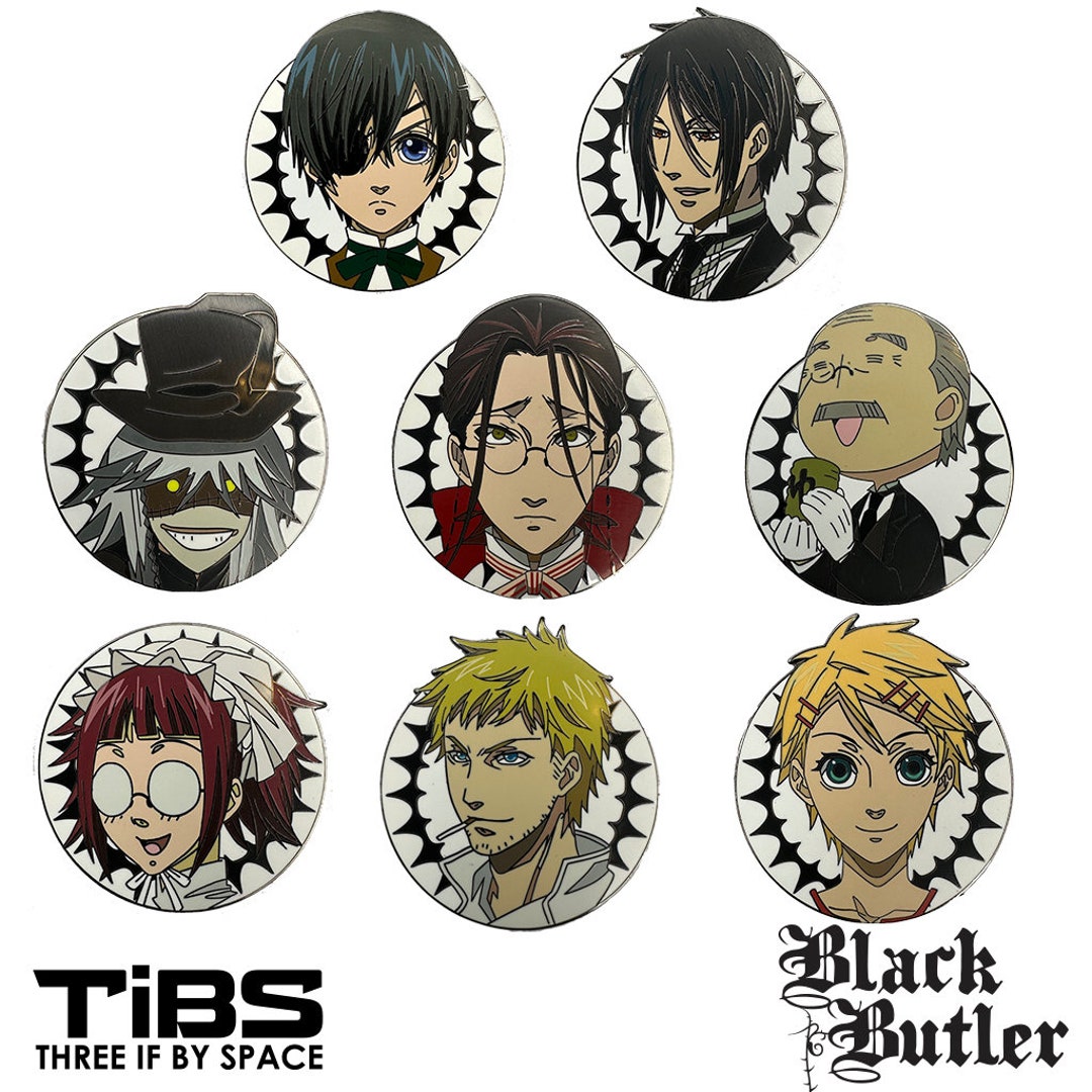 Black Butler Collectible Pins (kuroshitsuji) - Etsy
