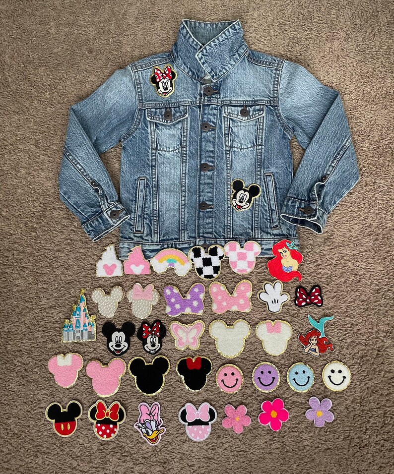 Cool Denim Jacket for Girls : Amor Hello Queen Love - Etsy