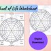 Wheel of Life Printable Worksheet Goodnotes Compatible Self Care Self ...