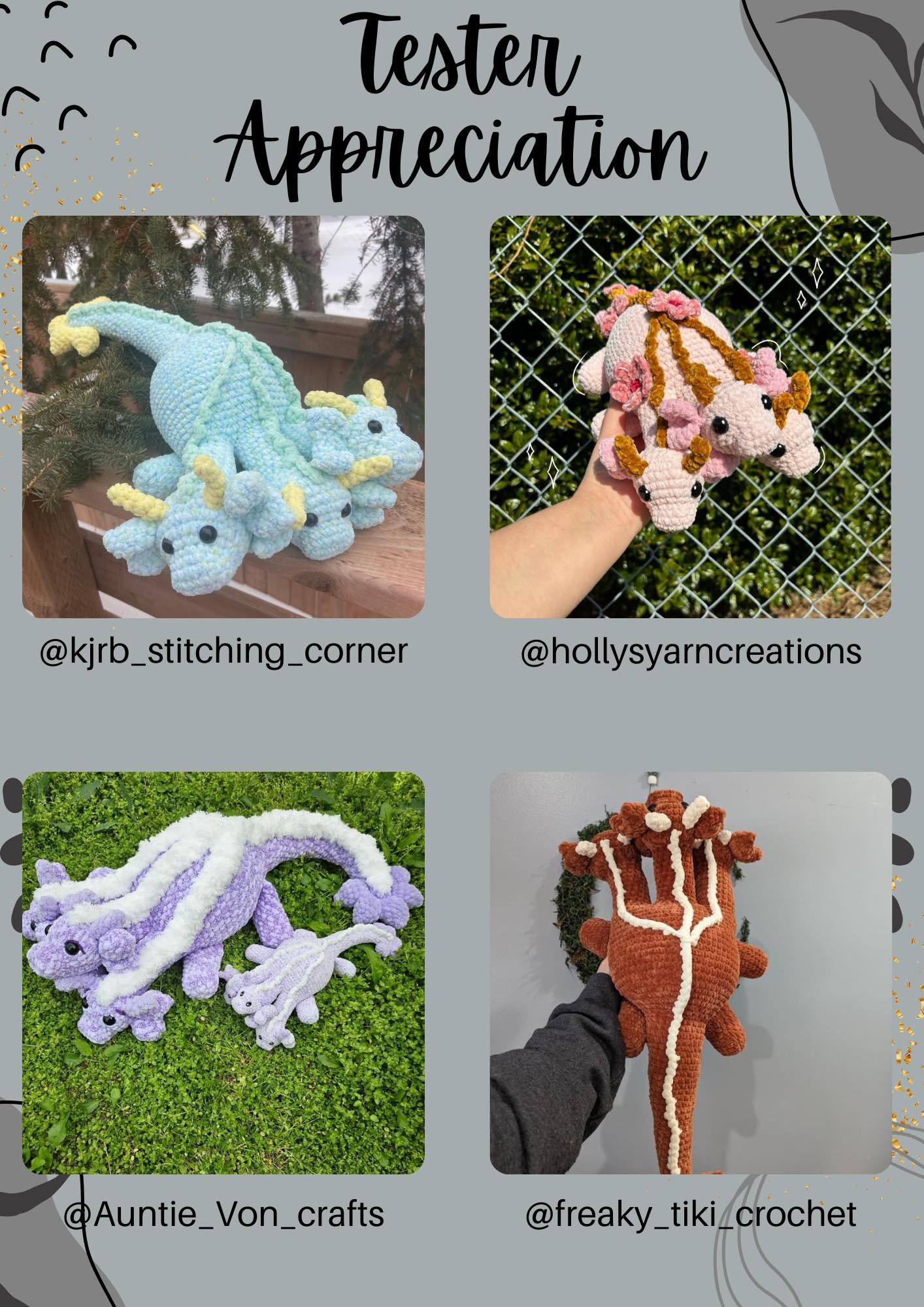 Helios the Hydra Dragon ~~ Crochet Pattern - Etsy