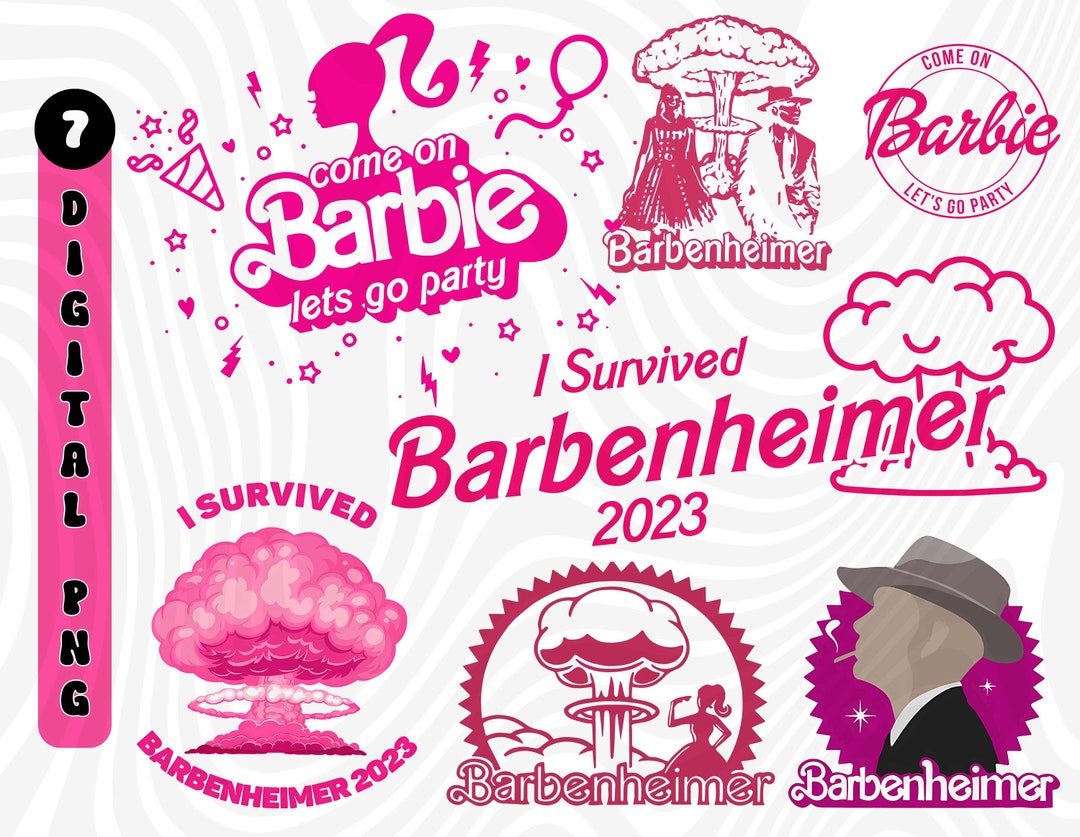 I Survived Barbenheimer 2023 Bundle PNG Barbenheimer Png - Etsy