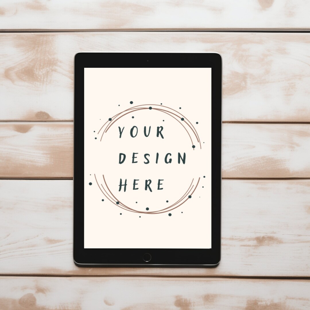 IPad Mockup Template Digital Device Visual Minimal Device Screen ...