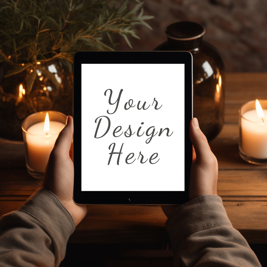 Simple iPad Mockup Device Mockup Digital Planner iPad Planner Modern ...