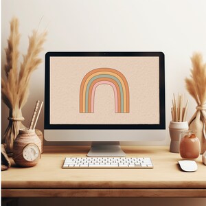 Desktop Mockup Computer Mockup Screen Mockup Monitor Mockup Boho ...