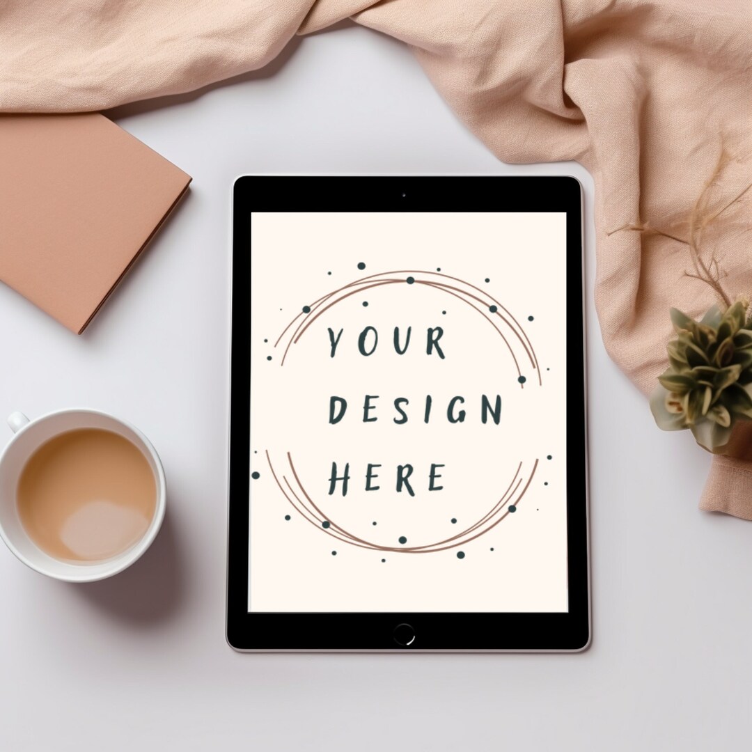 IPad Mockup Screen Display Template Digital Device Visual Minimal iPad ...