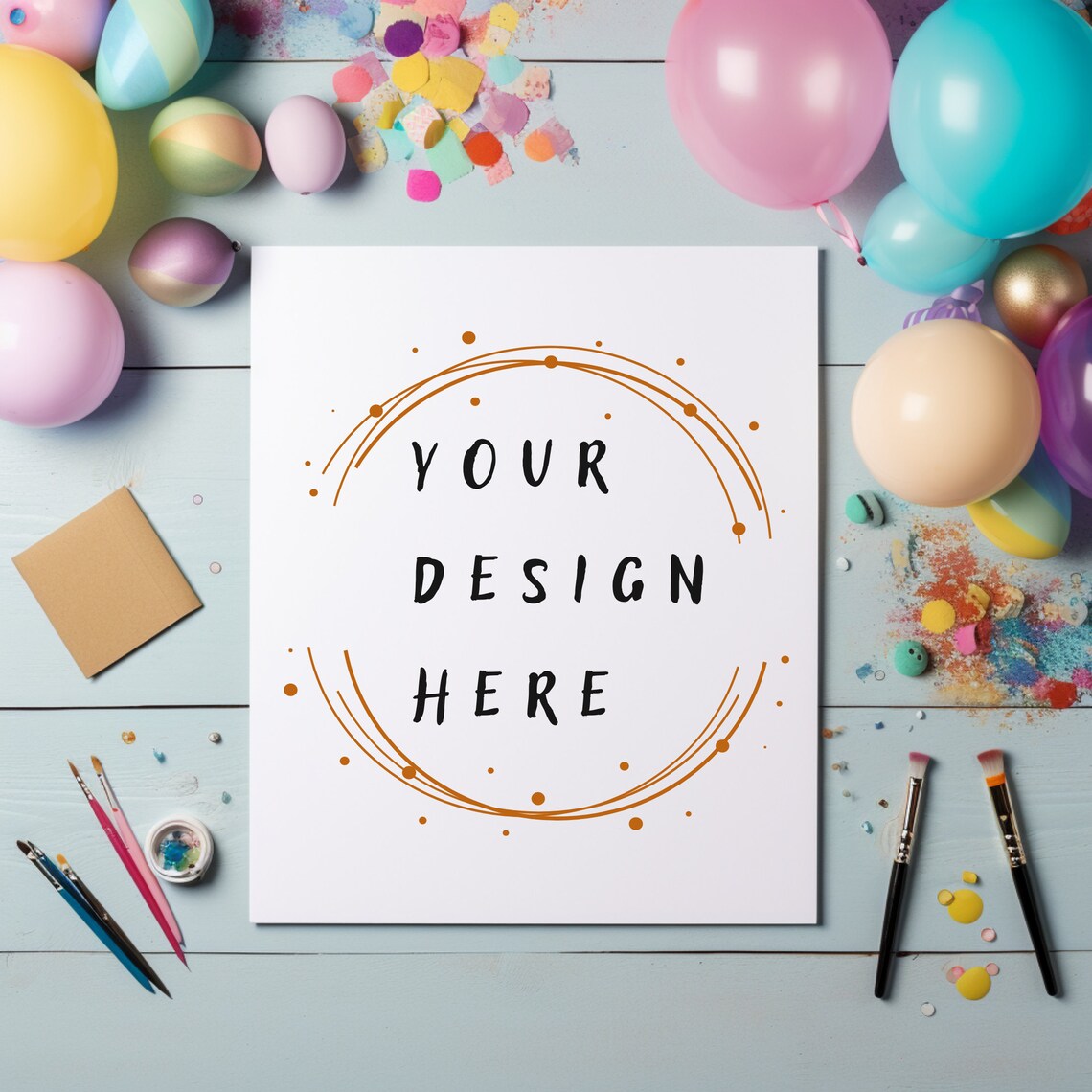 Coloring Page Mockup Template Coloring Page for Adult & Kids Mockup ...