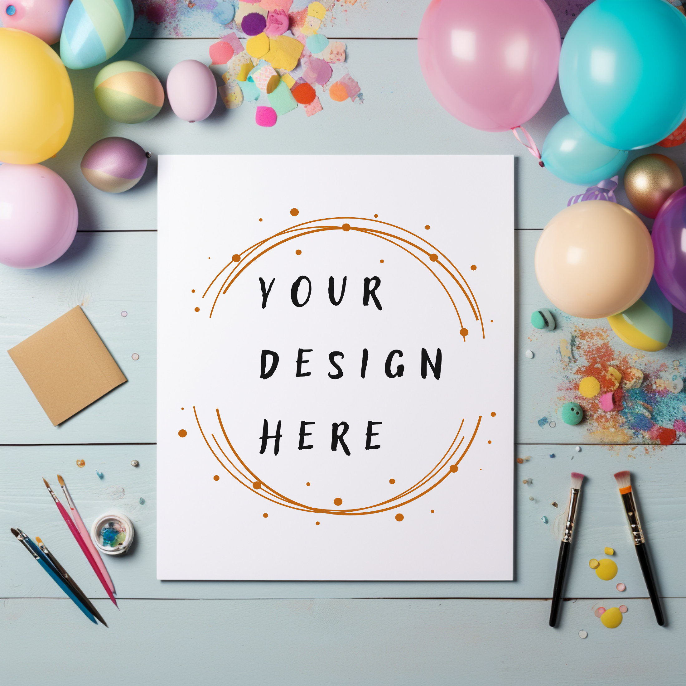 Coloring Page Mockup Template Coloring Page for Adult & Kids Mockup ...