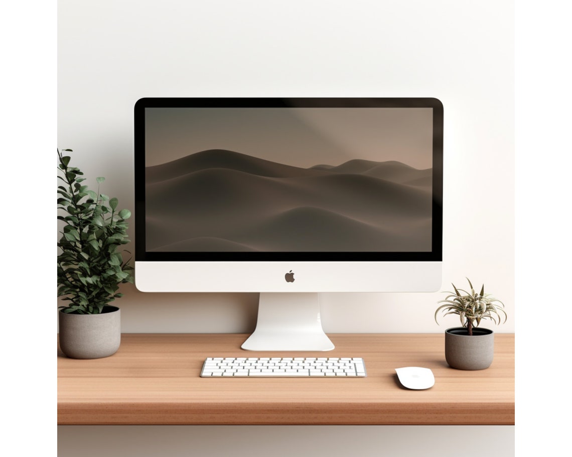 Desktop Mockup Computer Mockup Screen Mockup Monitor Mockup Boho ...