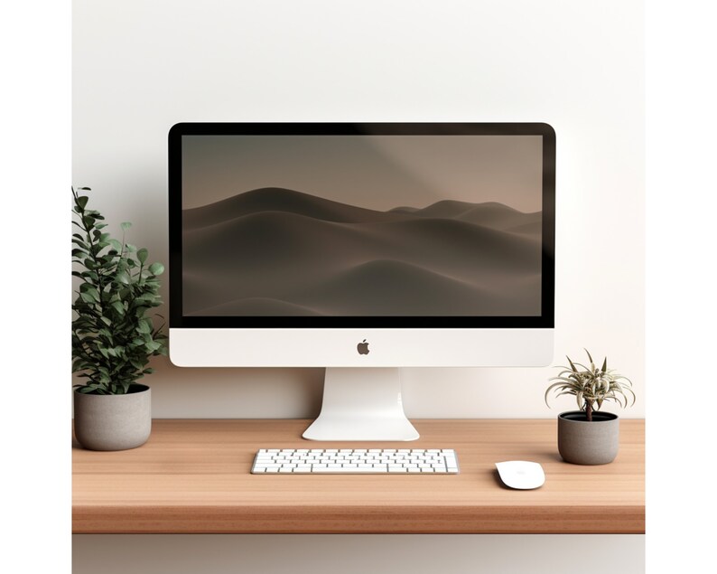 Desktop Mockup Computer Mockup Screen Mockup Monitor Mockup Boho ...