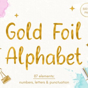 Gold Foil Alphabet, Gold Letters, Gold Alphabet, Gold Typography, Gold ...