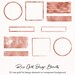 Rose Gold Design Elements, Rose Gold Clipart, Rose Gold Foil, Rose Gold ...