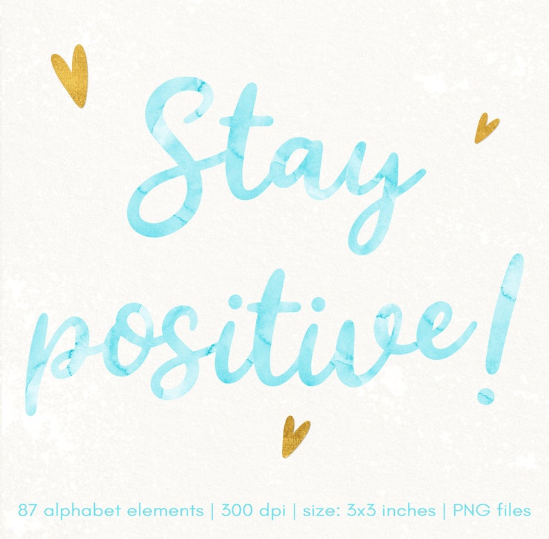 Blue Watercolor Alphabet, Blue Letters, Watercolor Font, Watercolor ...