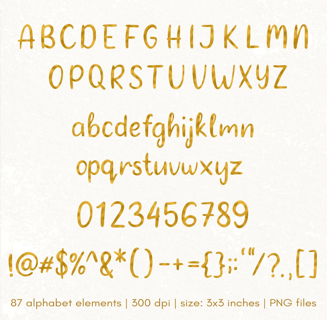 Gold Foil Alphabet, Gold Letters, Gold Alphabet, Gold Typography, Gold ...