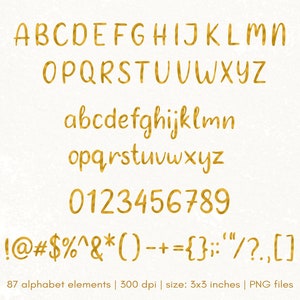 Gold Foil Alphabet, Gold Letters, Gold Alphabet, Gold Typography, Gold ...