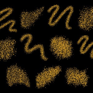 Gold Glitter Overlays, Glitter Clipart, Glitter Clip Art, Glitter ...