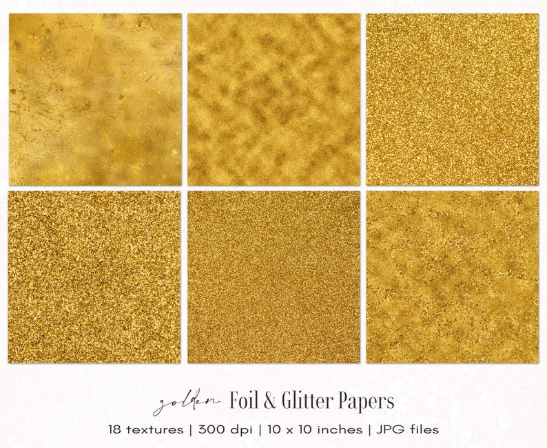 Gold Backgrounds, Gold Digital Paper, Gold Patterns, Golden Texture ...