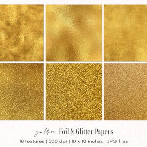 Gold Backgrounds, Gold Digital Paper, Gold Patterns, Golden Texture ...
