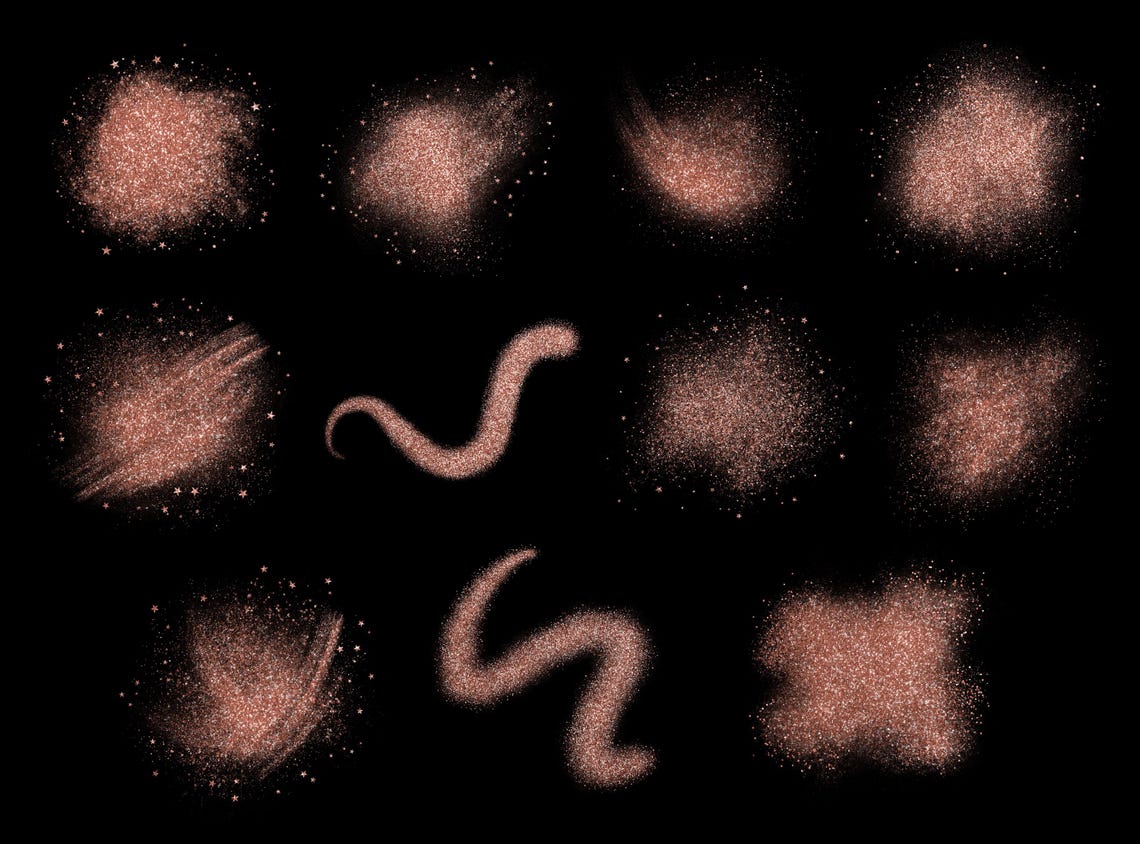 Rose Gold Magic Dust, Rose Gold Glitter, Rose Gold Dust, Fairy Dust ...