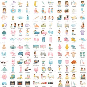 Editable Daily Routine Cards for Kids Daily Chore Chart Visual Schedule ...