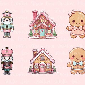 Kawaii Christmas Clipart | 60 Cute Christmas Graphics | Winter ...