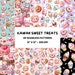 Kawaii Sweet Food Clipart 30 Cute Sweet Treats Clipart Cute Graphics ...
