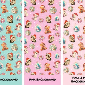 Retro Christmas Patterns | 100 Vintage Christmas Seamless Patterns ...