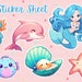 Under the Sea Clipart 80 Sea Animal Graphics Cute Sea Creatures Clipart ...