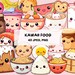 Kawaii Sweet Food Clipart | 30 Cute Sweet Treats Clipart | Cute ...