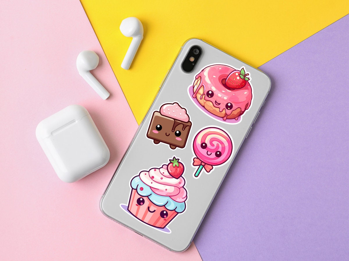 Kawaii Sweet Food Clipart 30 Cute Sweet Treats Clipart - Etsy