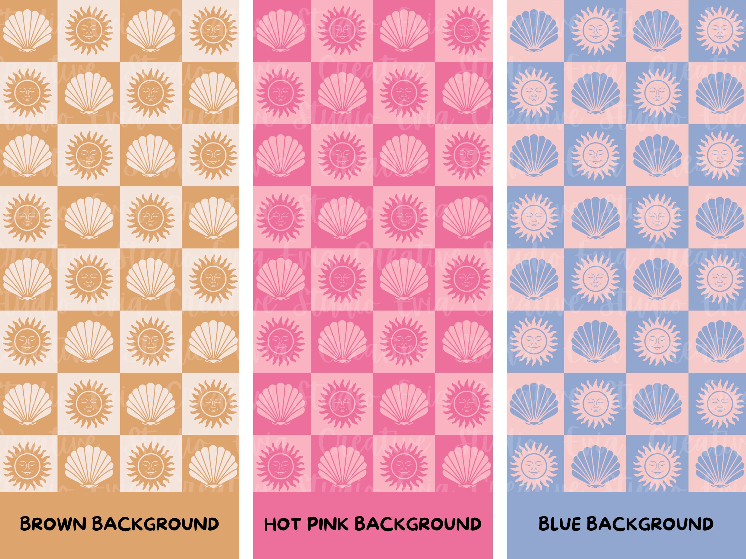 Hawaii Vibes Patterns 80 Kawaii Hawaii Seamless Patterns Tropical ...