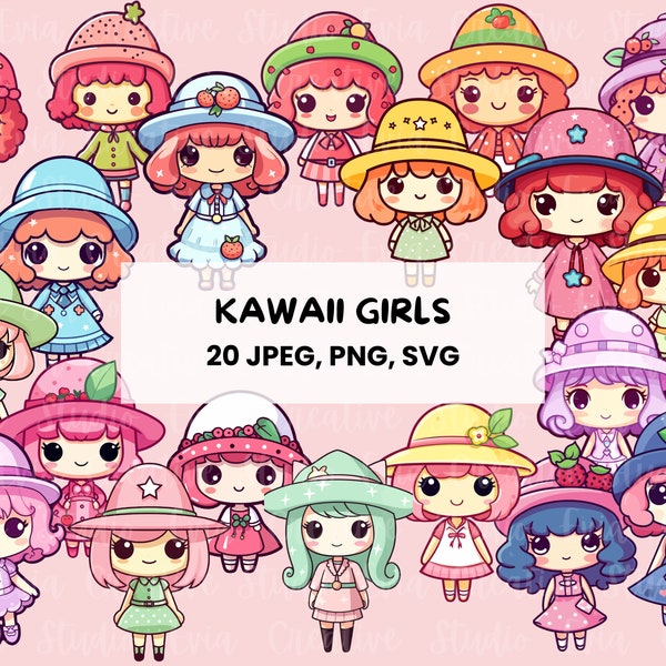 Kawaii Girls - Etsy