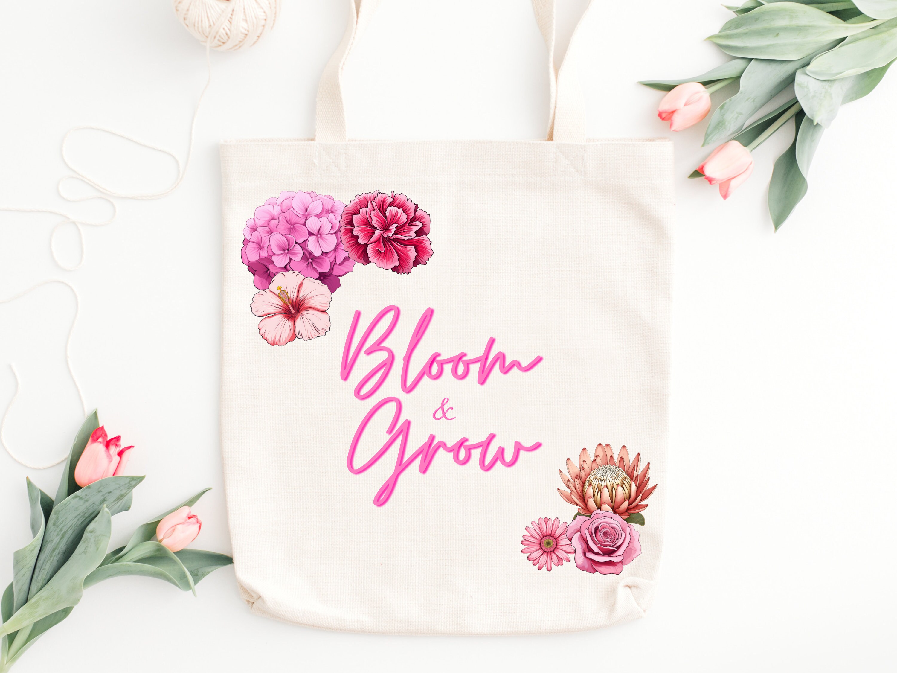 Colourful Flowers Clipart 60 Floral PNG Blooming Flowers - Etsy