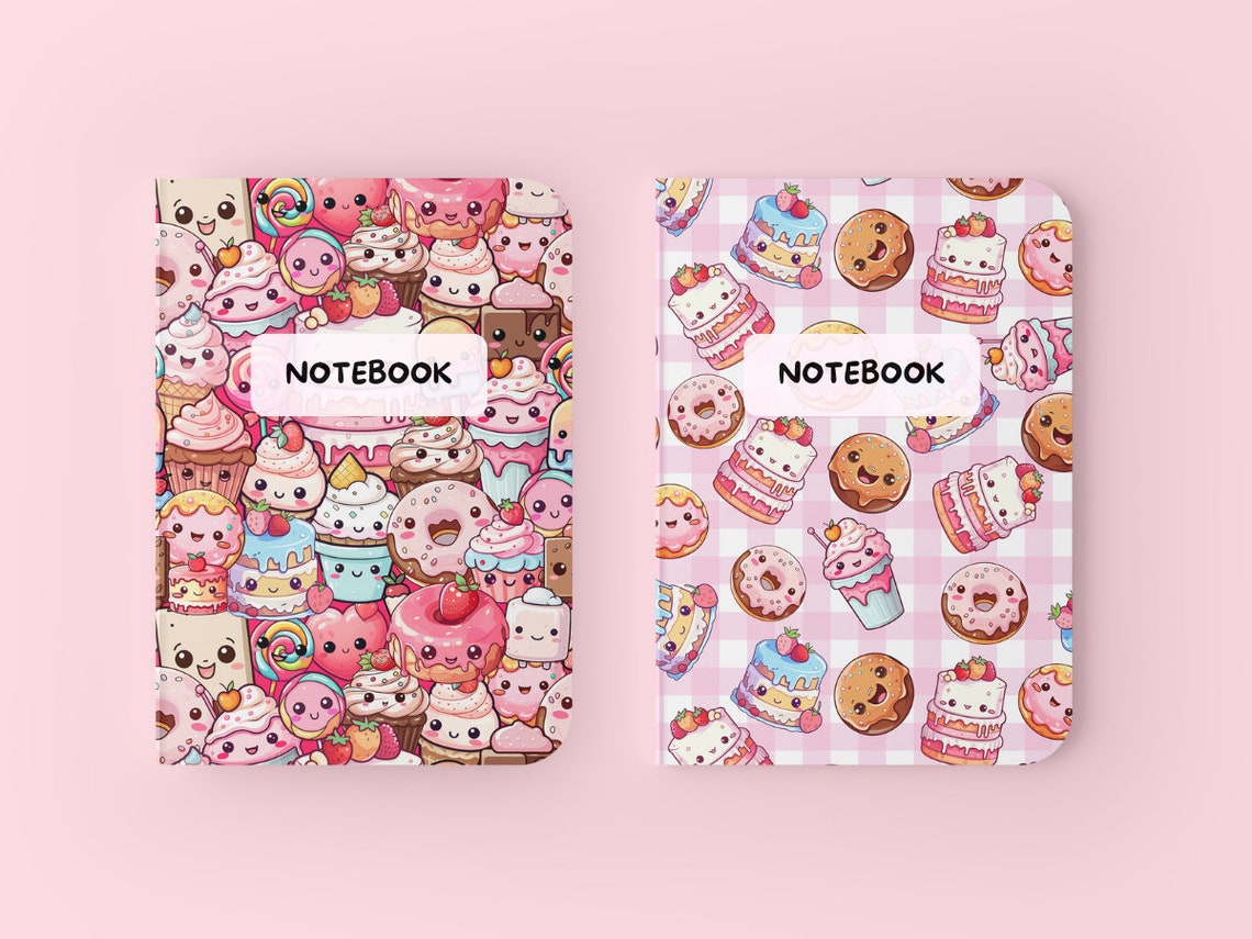 Kawaii Sweet Food Patterns 40 Cute Seamless Digital Patterns Digital ...