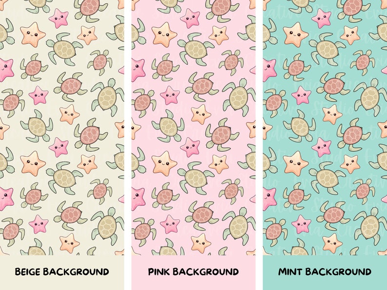 Hawaii Vibes Patterns 80 Kawaii Hawaii Seamless Patterns Tropical ...