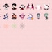 Kawaii Halloween Clipart | 100 Cute Halloween Graphics | Scary Monster ...